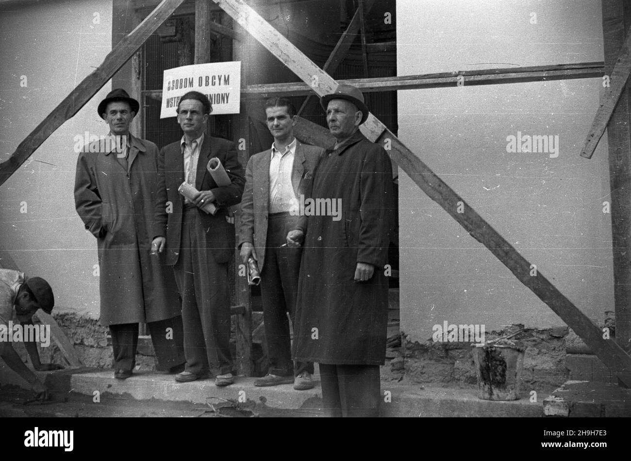 Wroc³aw, 1948-07. Przygotowania do otwarcia Wystawy Ziem Odzyskanych ...