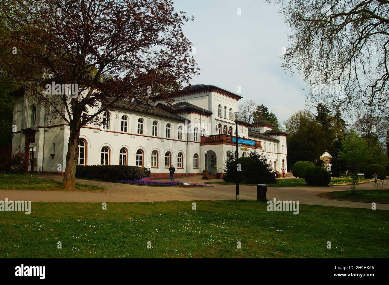 Das Badehaus im alten Kurpark, Bad Soden am Taunus, Deutschland ...