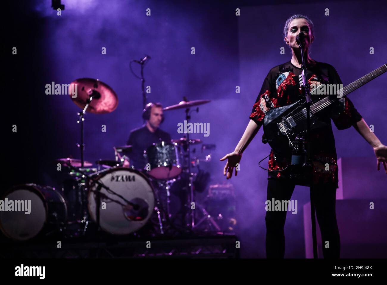 St. Vincent tritt am 2014 Ende der Straße auf festival in den Larmer ...
