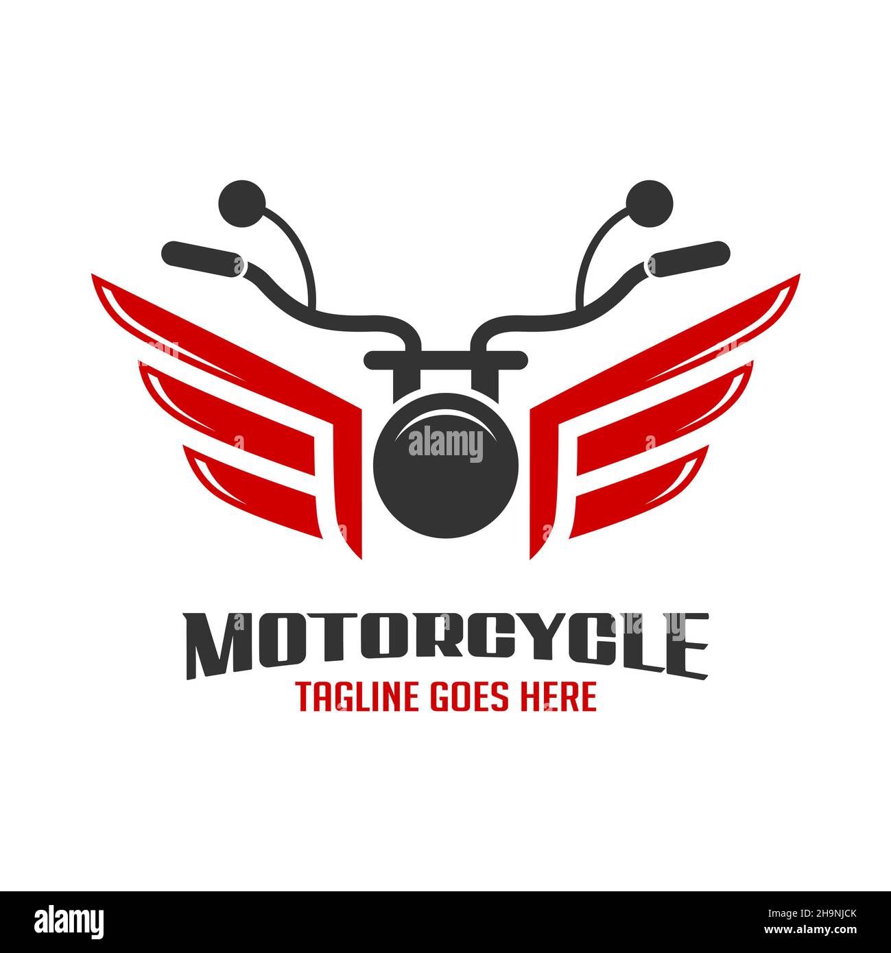 Motorcycle vector logo design template -Fotos und -Bildmaterial in ...