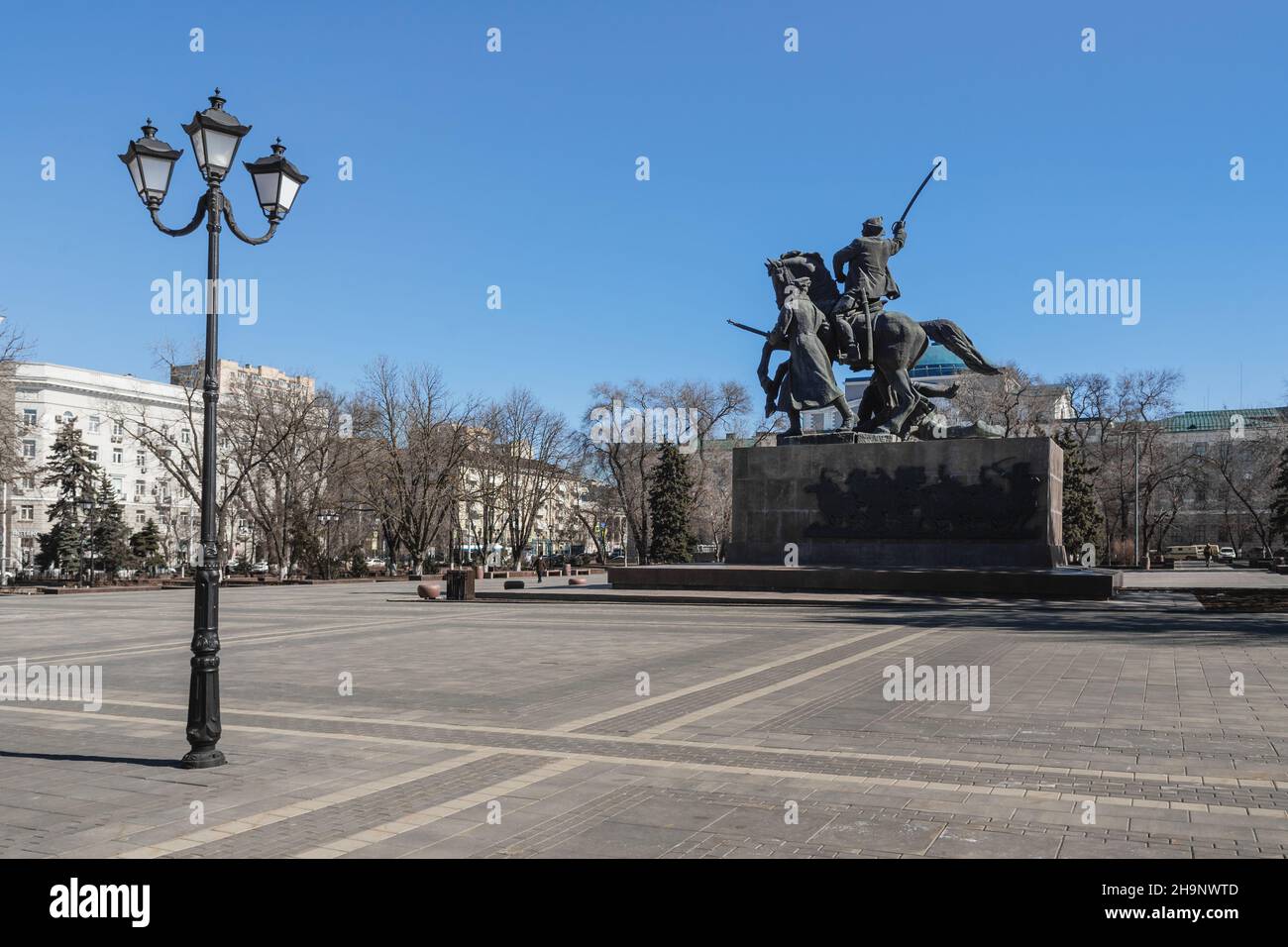 Rostow am Don, Russland - 12. März 2021: Denkmal für die Soldaten der ...