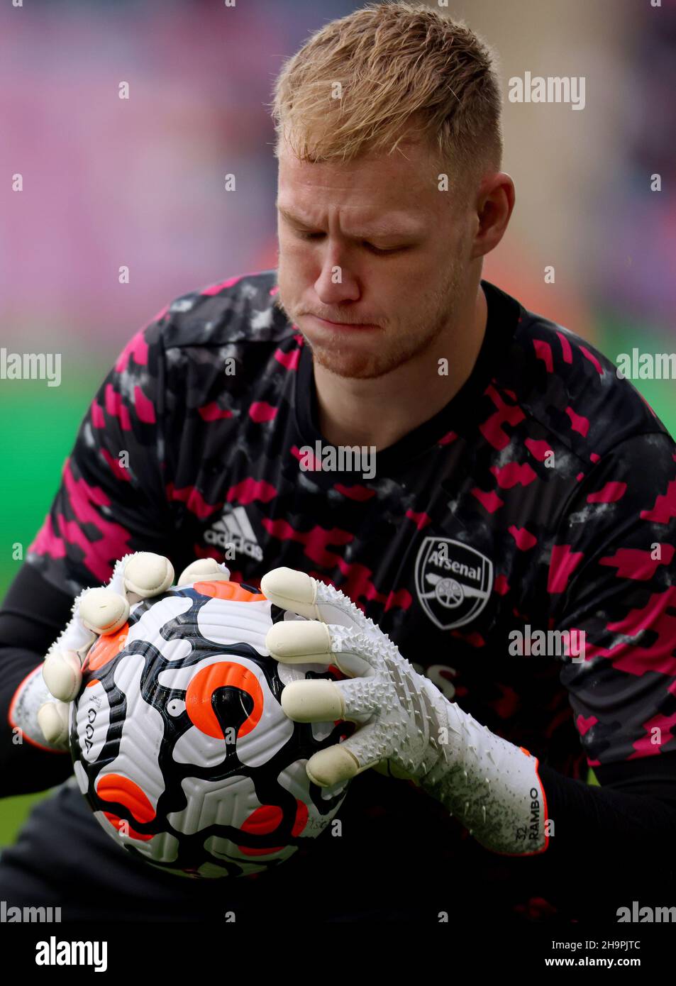 Aaron Ramsdale von Arsenal - Leicester City / Arsenal, Premier League ...