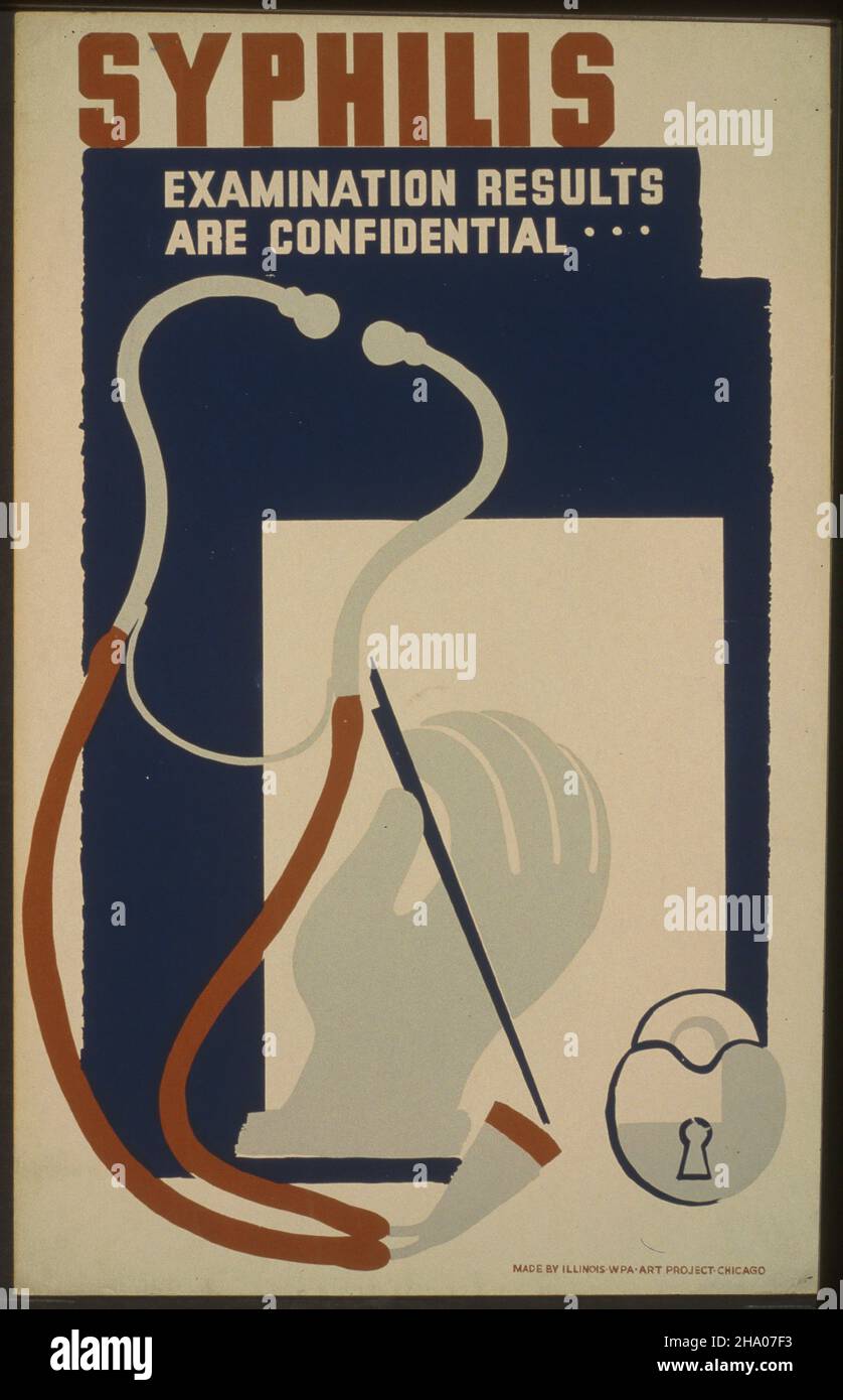 Vintage syphilis poster -Fotos und -Bildmaterial in hoher Auflösung – Alamy