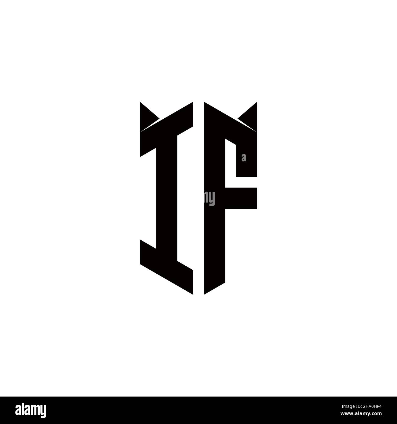 WENN Logo Monogramm mit Schild Form Designs Vorlage Vektor-Symbol ...