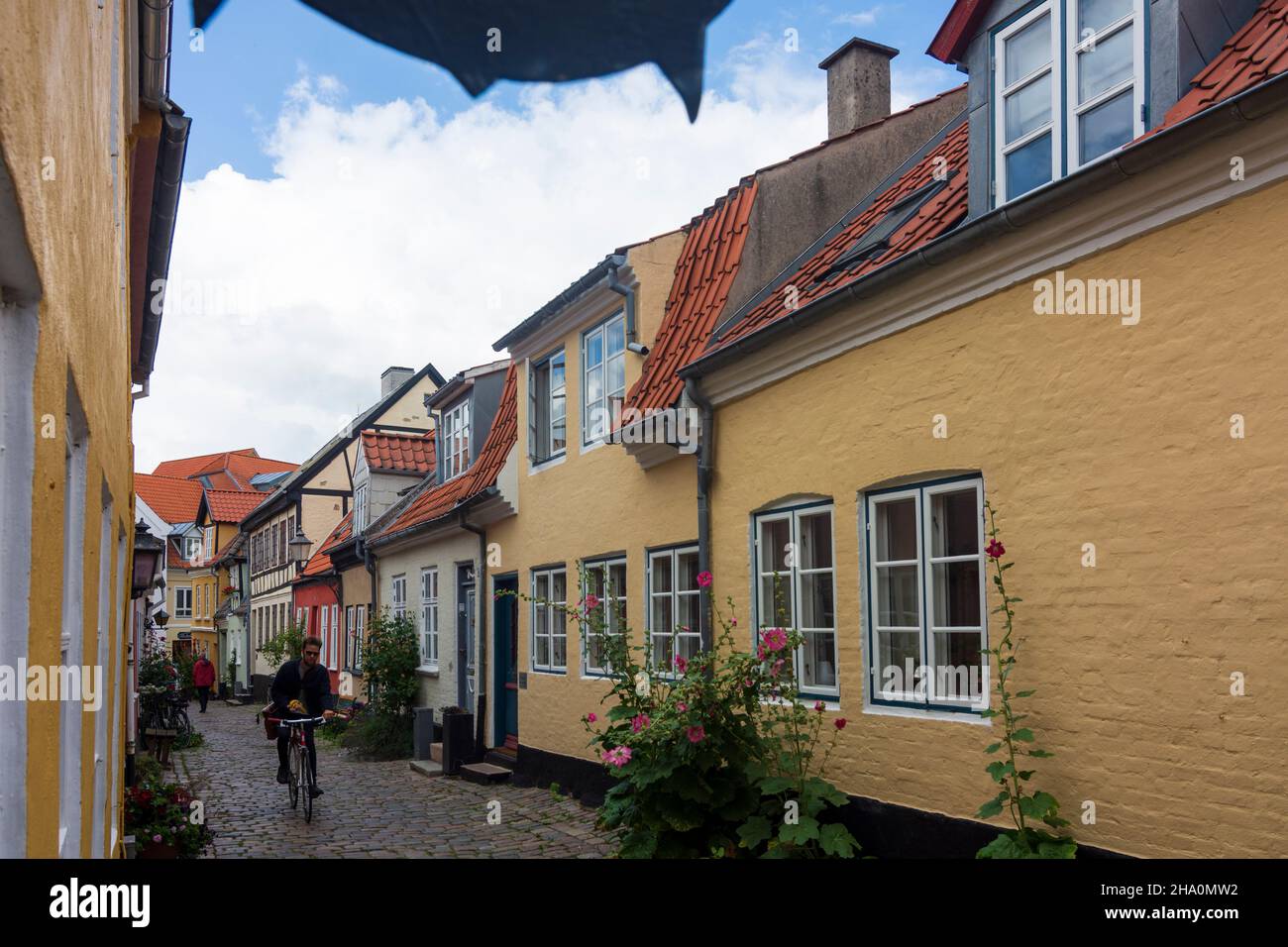 Aalborg: Alley Hjelmerstald, in Aalborg, Jylland, Jütland, Dänemark ...