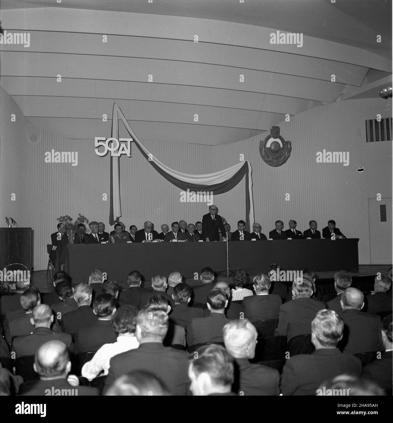 Warszawa, 1969-11-08. Uroczystoœci z okazji 50-tej rocznicy powo³ania ...