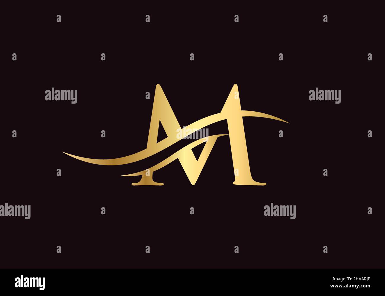 Letter m logo Stock-Vektorgrafiken kaufen - Alamy