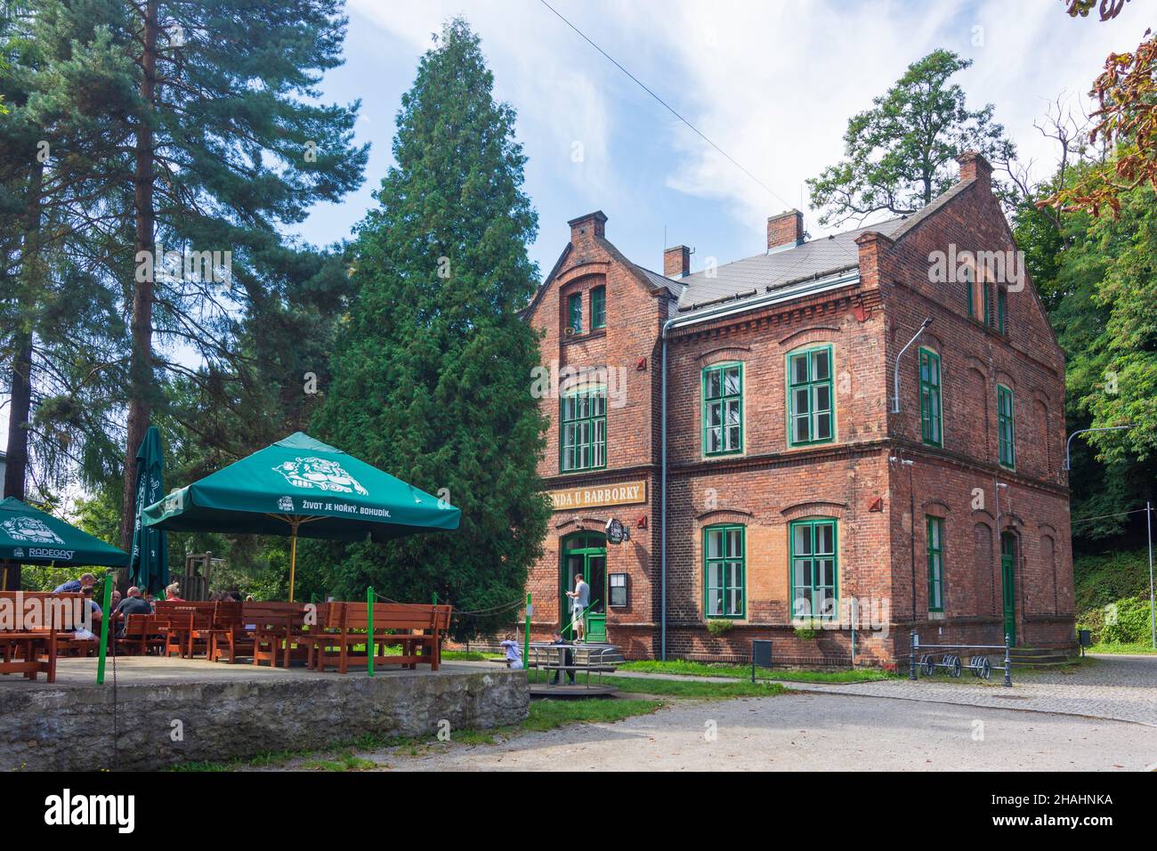 Ostrava (Orau): Restauarnt Harenda U Barborky im Bergbaumuseum Landek ...