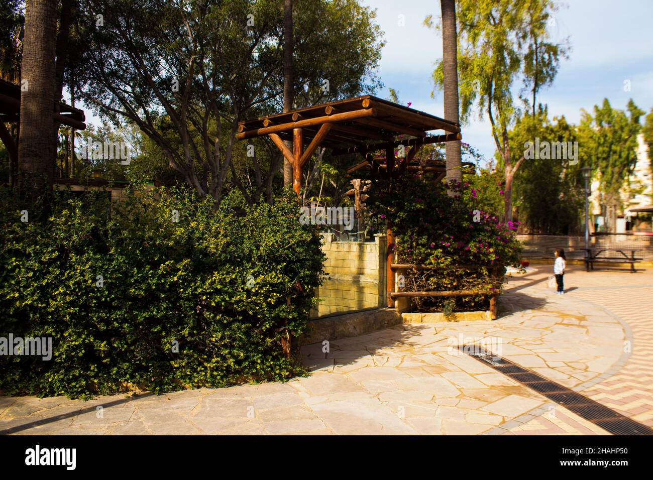 Limassol, Zypern - 12. Dezember 2021 Limassol Zoo, einer der größten in ...