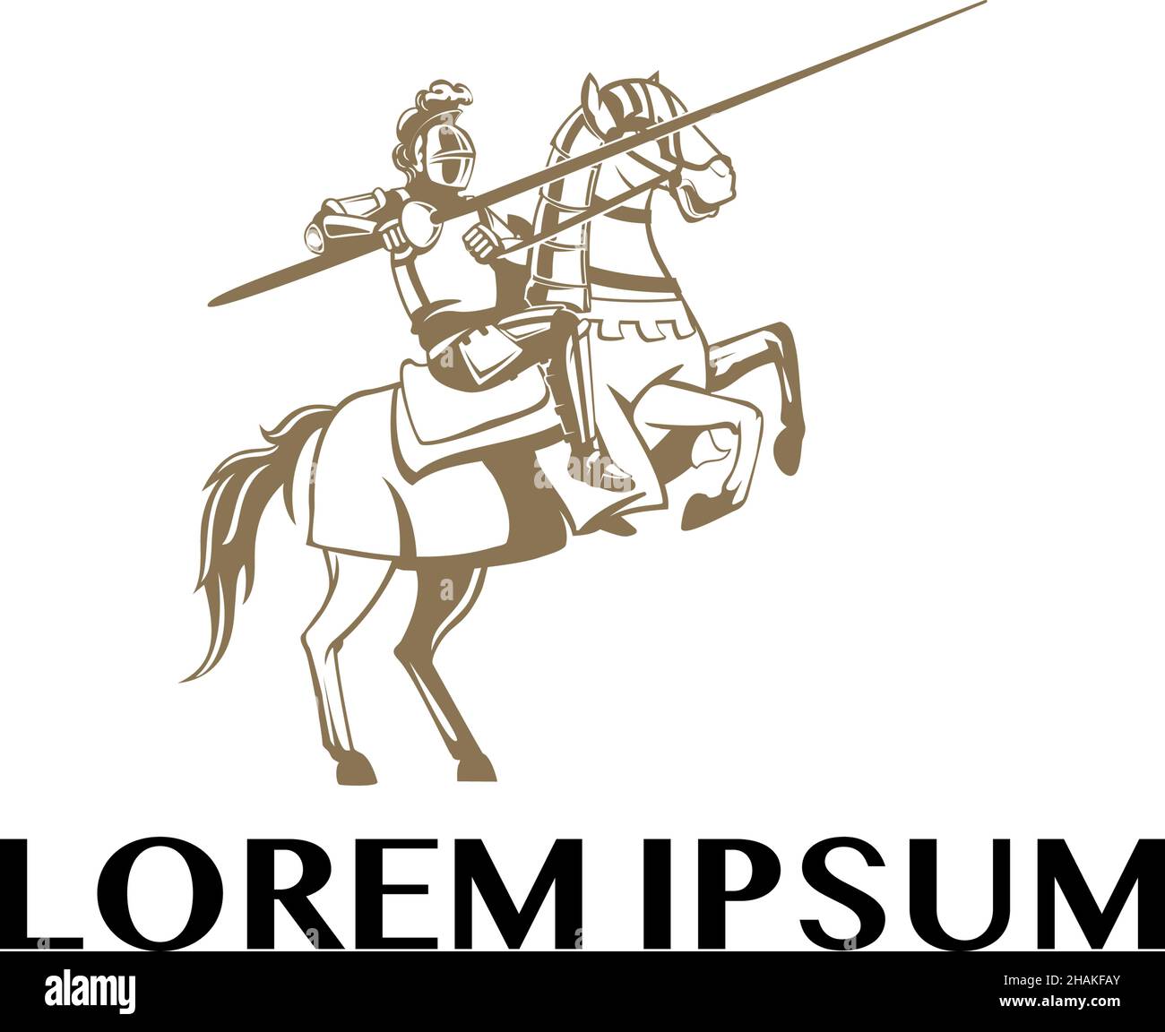 Ritter mittelalterliche turniershow Stock-Vektorgrafiken kaufen - Alamy