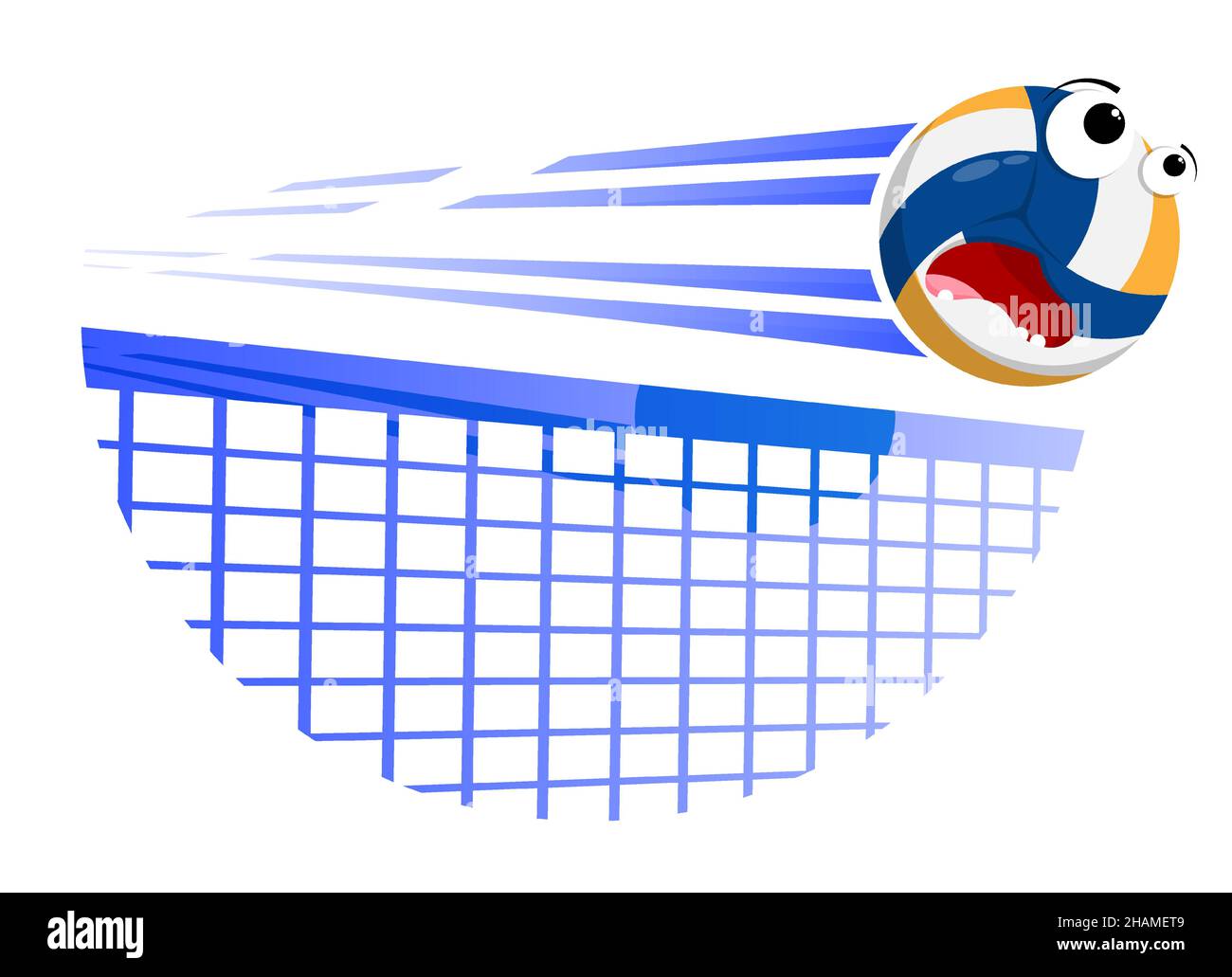 Volley ball cartoon illustration -Fotos und -Bildmaterial in hoher ...