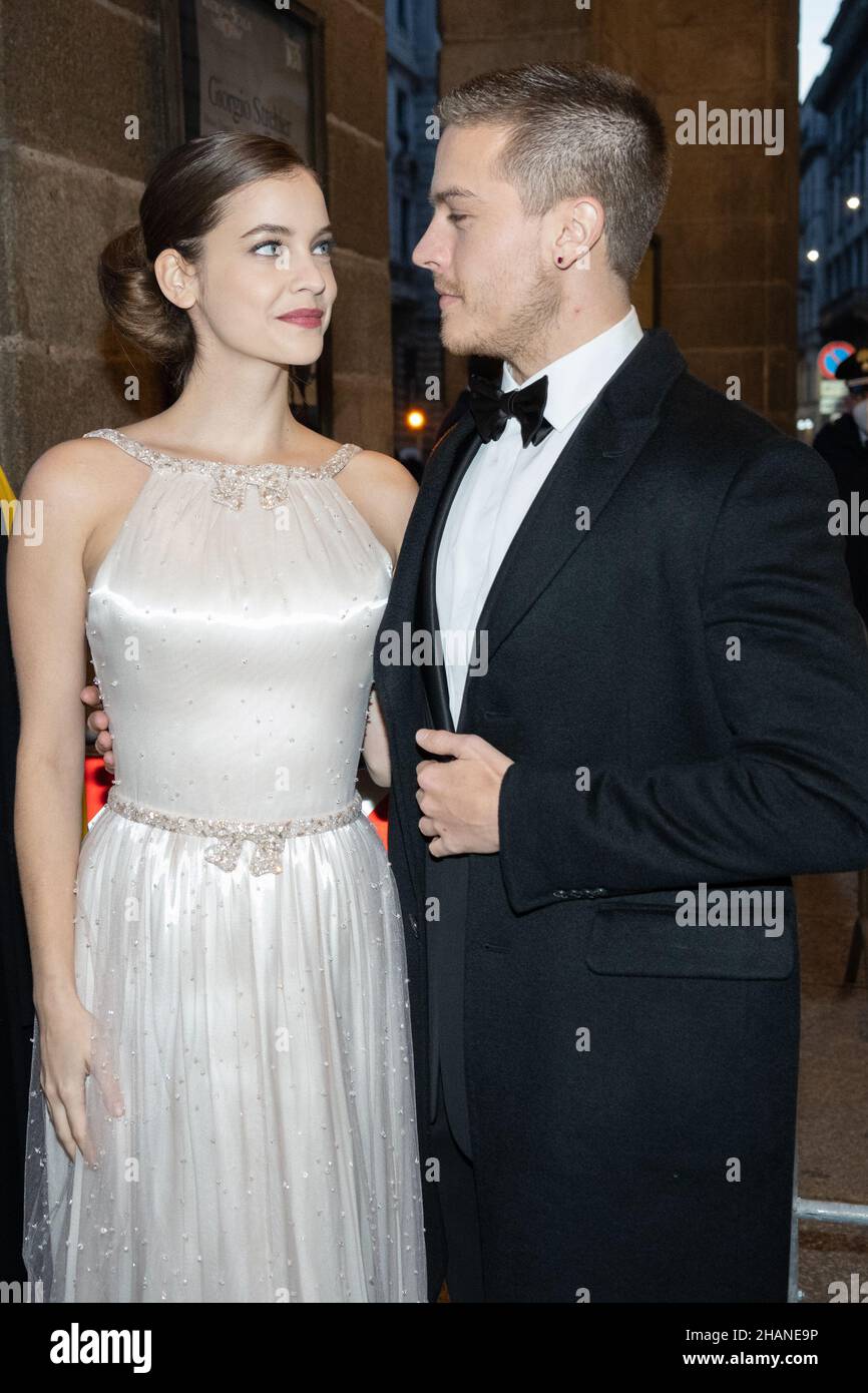 Die ungarische Model Barbara Palvin mit dem amerikanischen Schauspieler ...