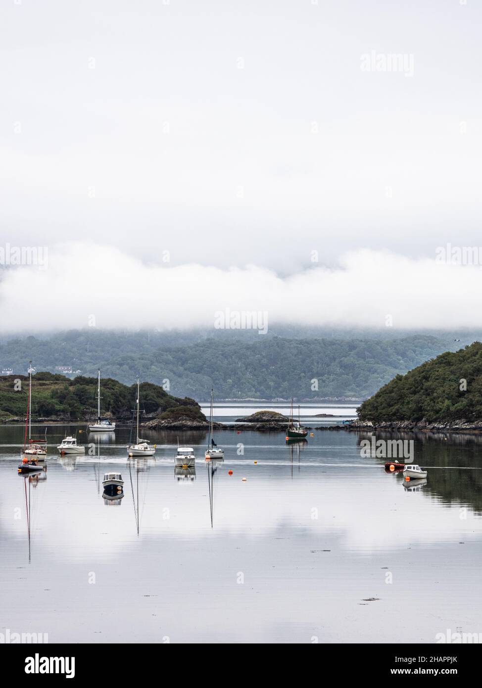 Strand gestrandet badachro loch gairloch gezeiten meer meer norden ...
