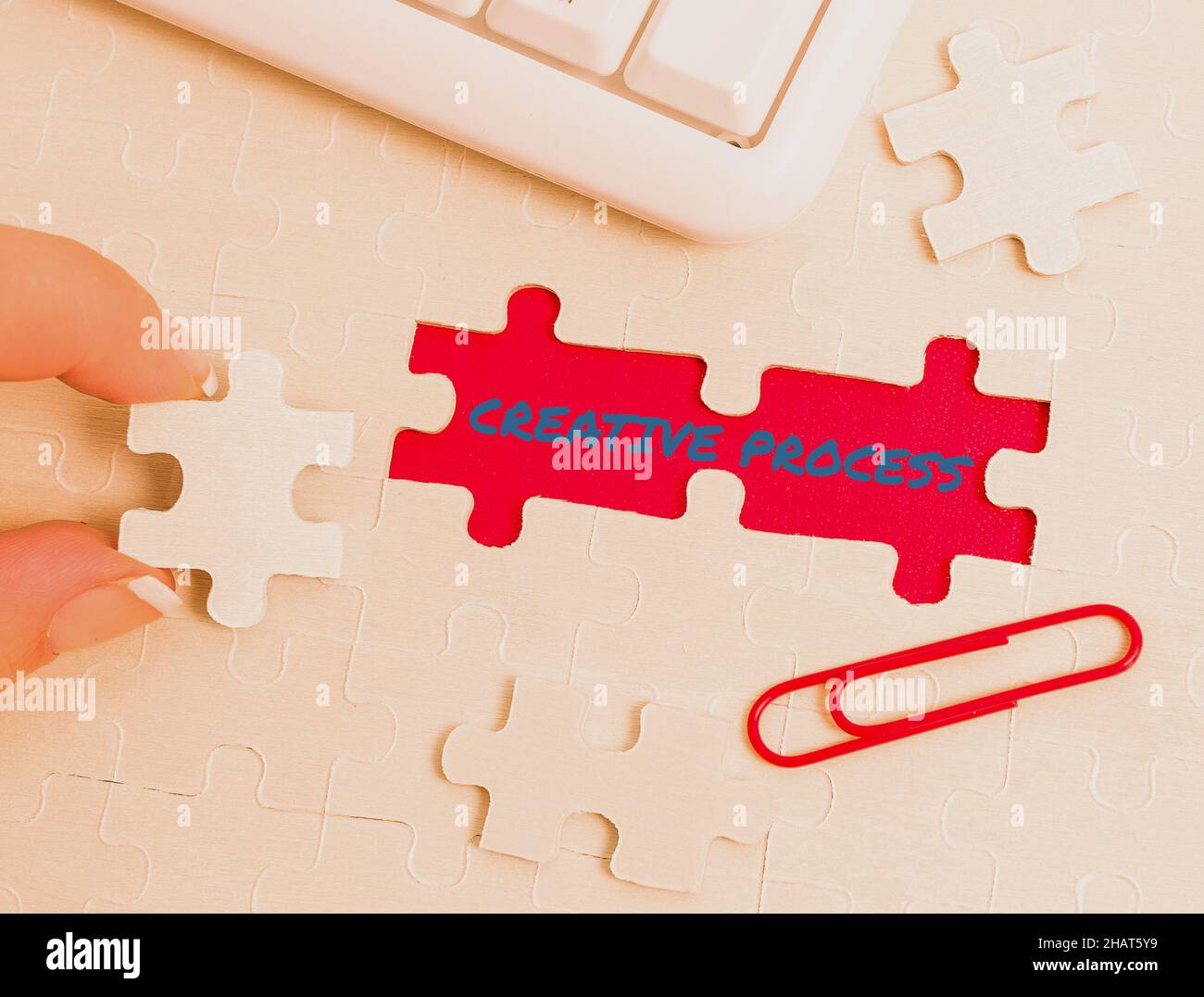 Handschrift Text Kreativer Prozess, Business-Schaufenster Akt der ...