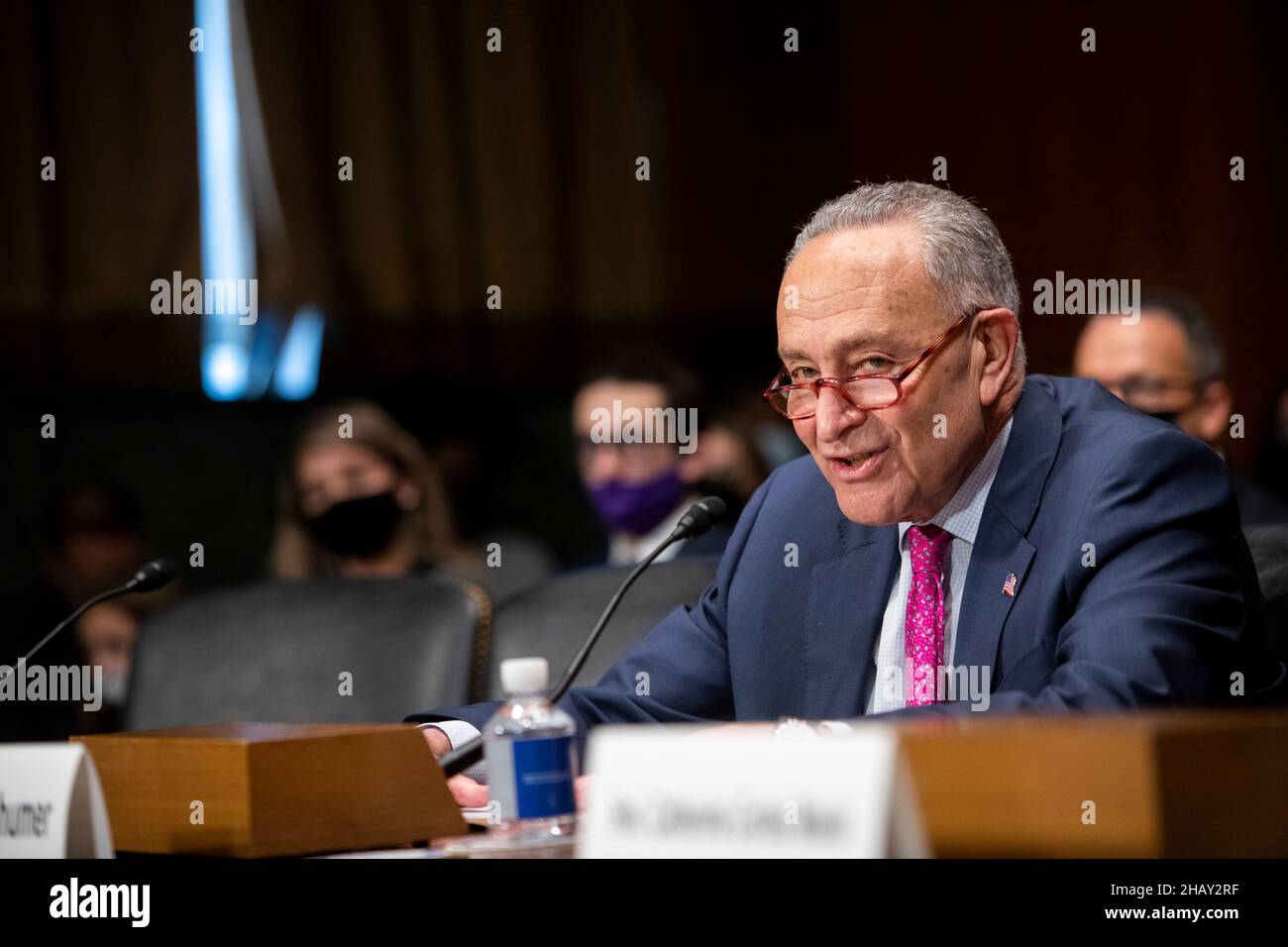 Chuck Schumer, Mehrheitsvorsitzender des US-Senats (Demokrat von New ...