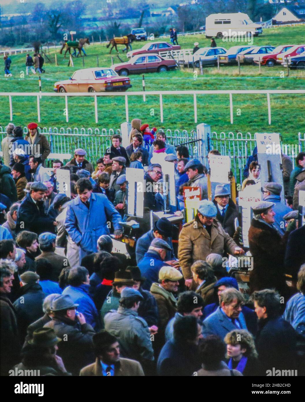 26.. Dezember 1985 Boxing Day Horse Racing Meeting auf der Down Royal ...