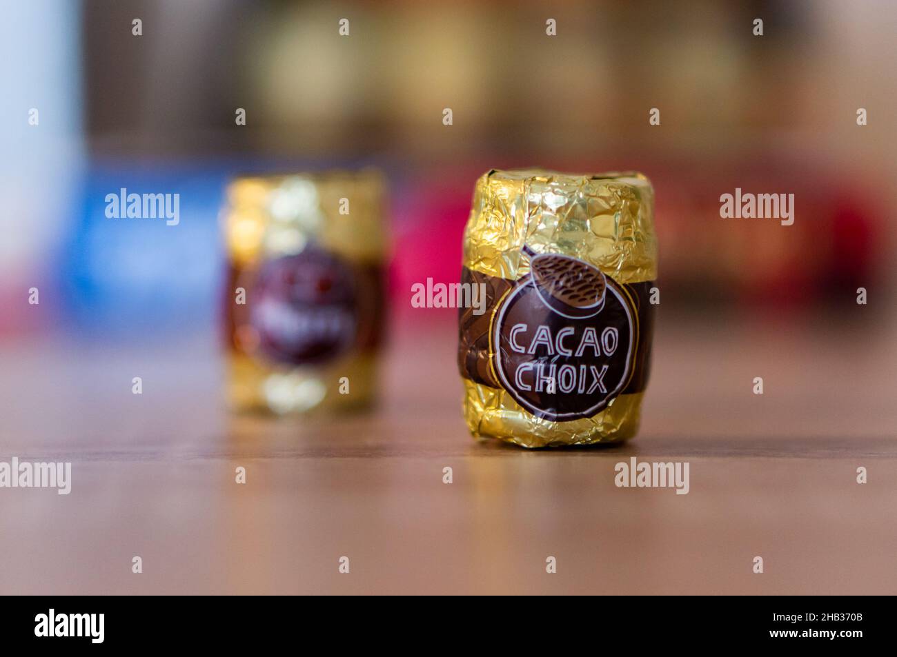 POZNAN, POLEN - 02. Jul 2019: Eine selektive Fokusaufnahme von ...