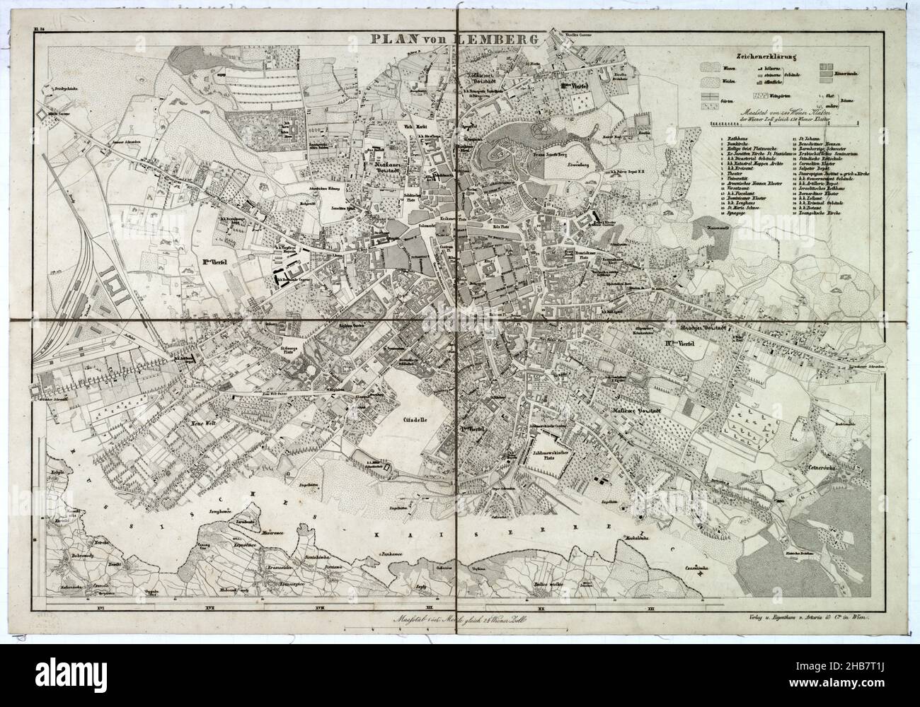 Lemberg City, Lviv Stadtplan, Miasto Lwów, Lwow City, Old Lviv Karte ...