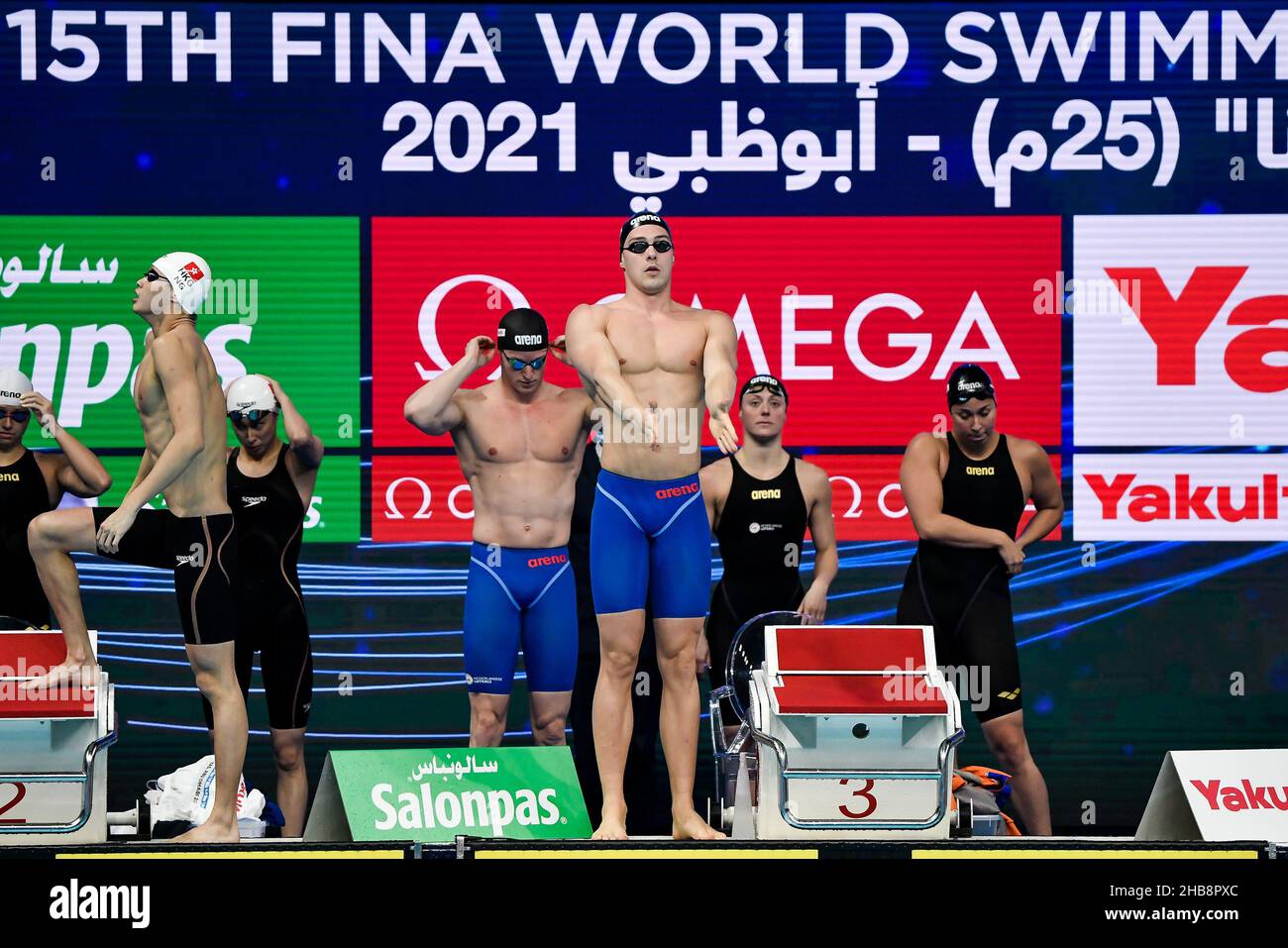 4x50m freistil staffel mixed finale -Fotos und -Bildmaterial in hoher Auflösung – Alamy