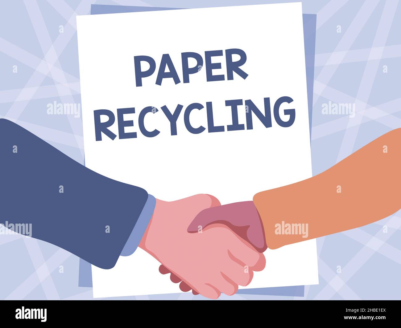 Inspiration mit Schild Papier Recycling. Business-Schaufenster die ...