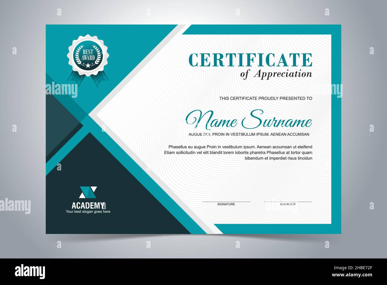 Certificate template Stock-Vektorgrafiken kaufen - Alamy