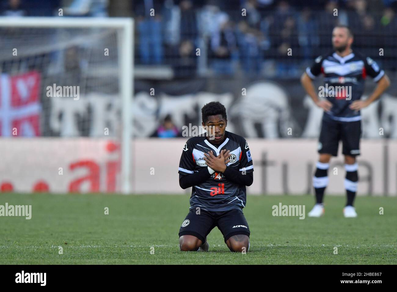 Luis Phelipe (#9 FC Lugano) nach der Schweizer Super League zwischen FC ...