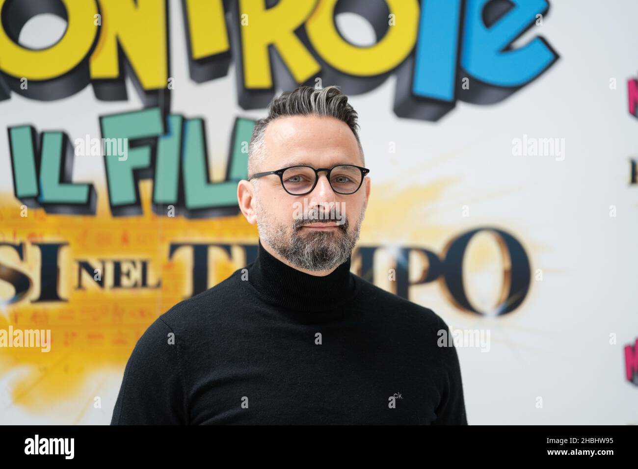 Rom, Italien, 20. Dezember 2021 - der Regisseur Gianluca Leuzzi nimmt ...