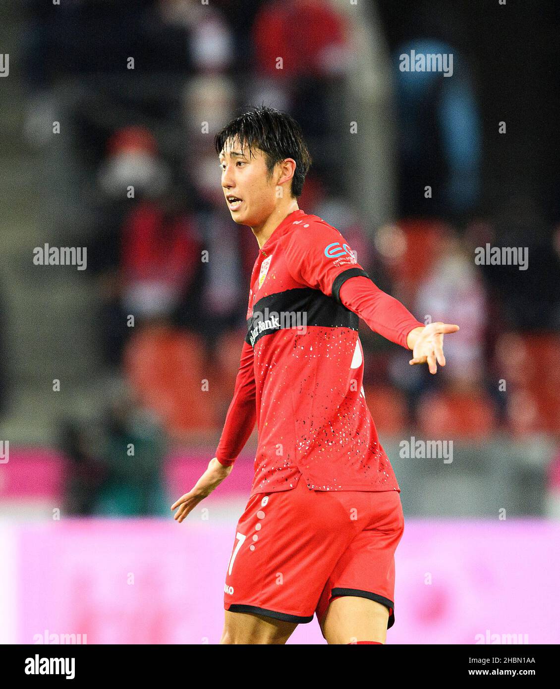 Hiroki ITO (S) Geste, Geste, Fußball 1st Bundesliga, 17th Spieltag, FC Köln (K) - VfB Stuttgart ...