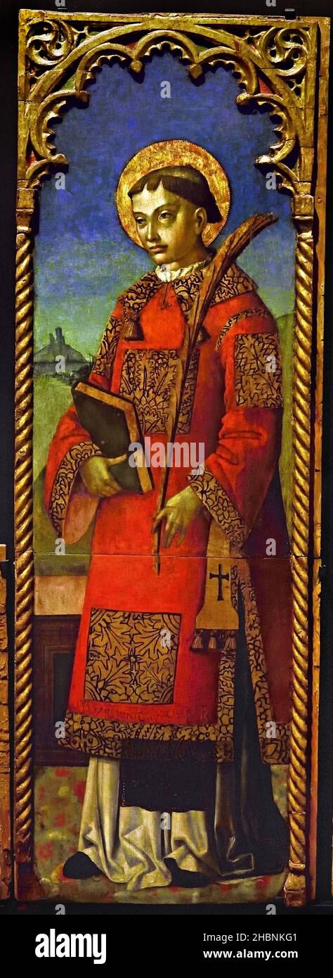 Polyptychon von San Vincenzo Ferrer 1501 von Corso Nicolò, 1446-1513 ...