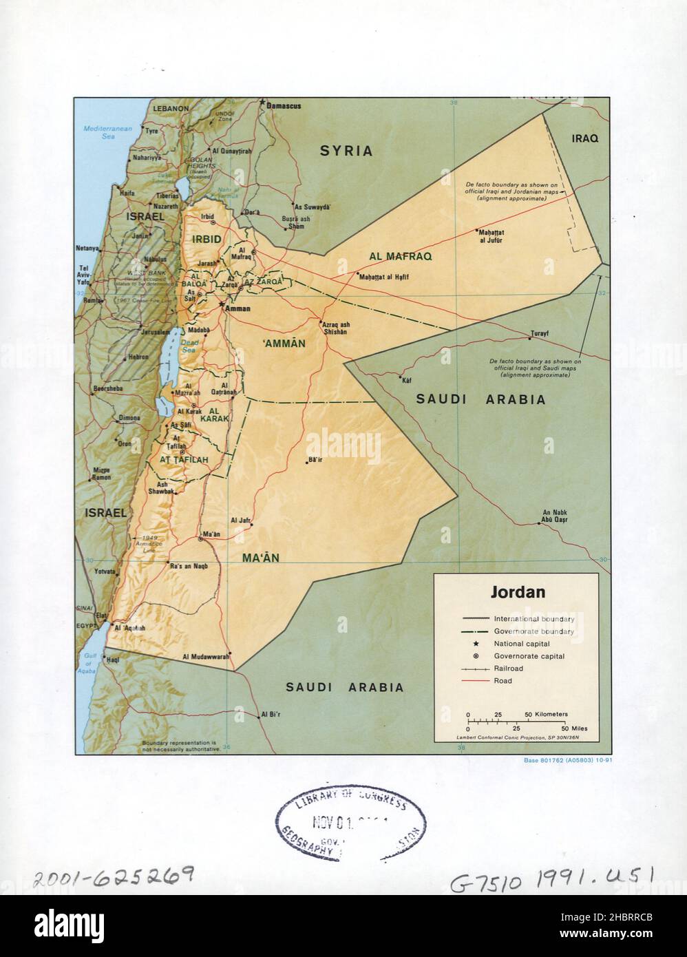 Map of jordan -Fotos und -Bildmaterial in hoher Auflösung – Alamy
