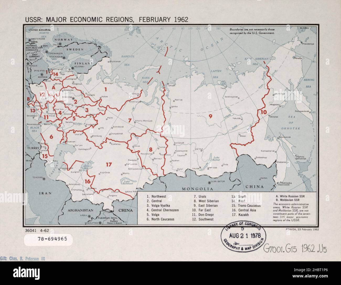 Karte der wirtschaftsregionen der udssr -Fotos und -Bildmaterial in ...