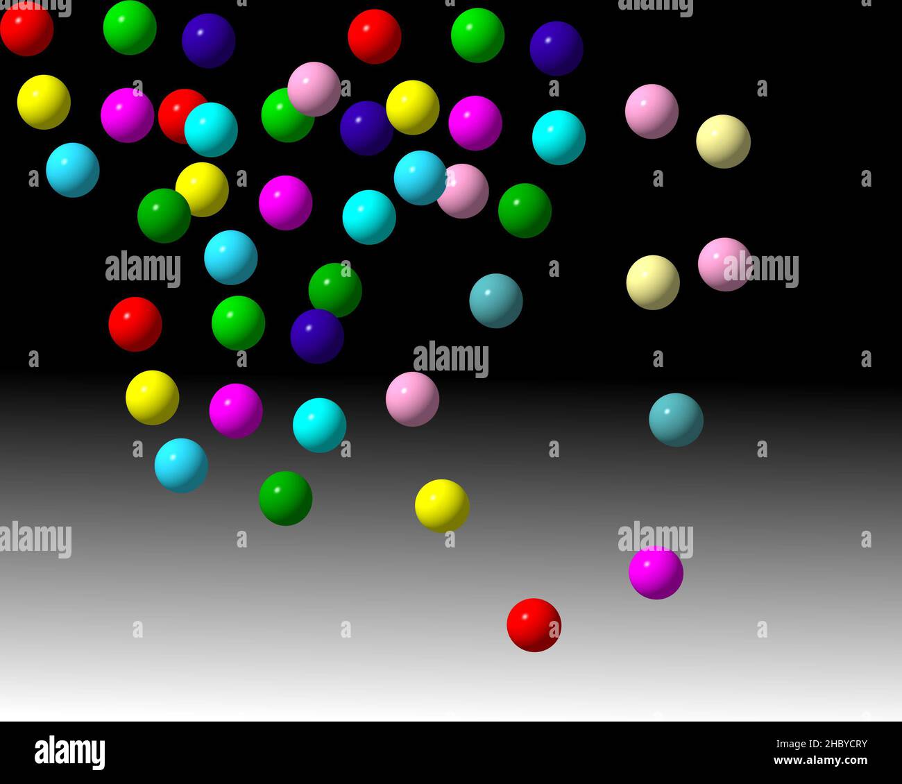 3d kugeln bunt -Fotos und -Bildmaterial in hoher Auflösung – Alamy
