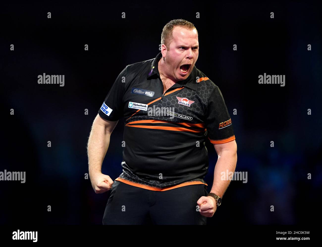 Dirk van Duijvenbode im Einsatz gegen Boris Koltsov am achten Tag der ...