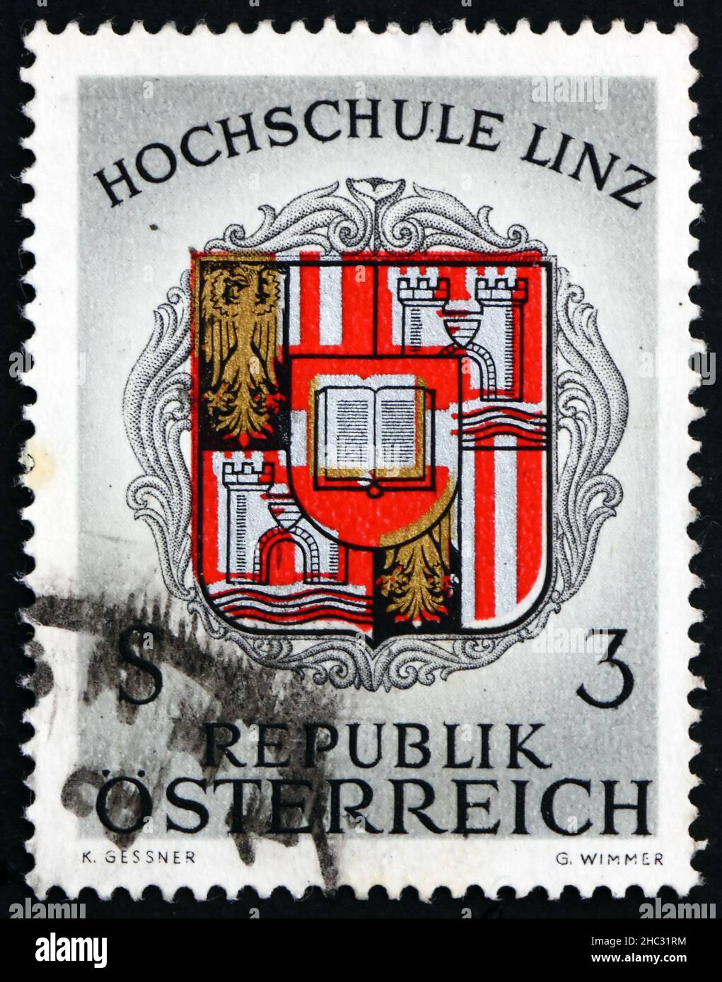 ÖSTERREICH - UM 1966: Eine in Österreich gedruckte Briefmarke zeigt das ...