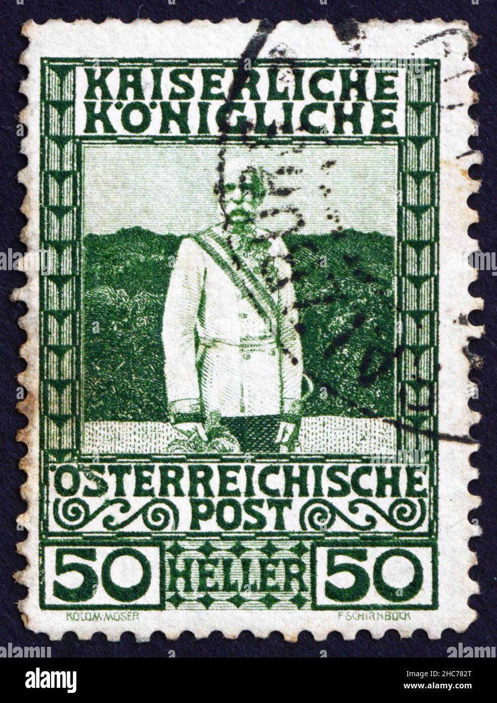 Österreich - ca. 1908: eine Briefmarke gedruckt in Österreich zeigt ...