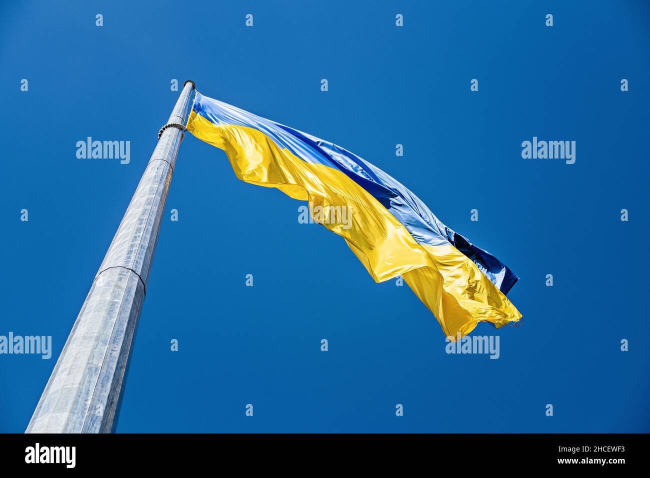 Gelb Blaue Flagge
