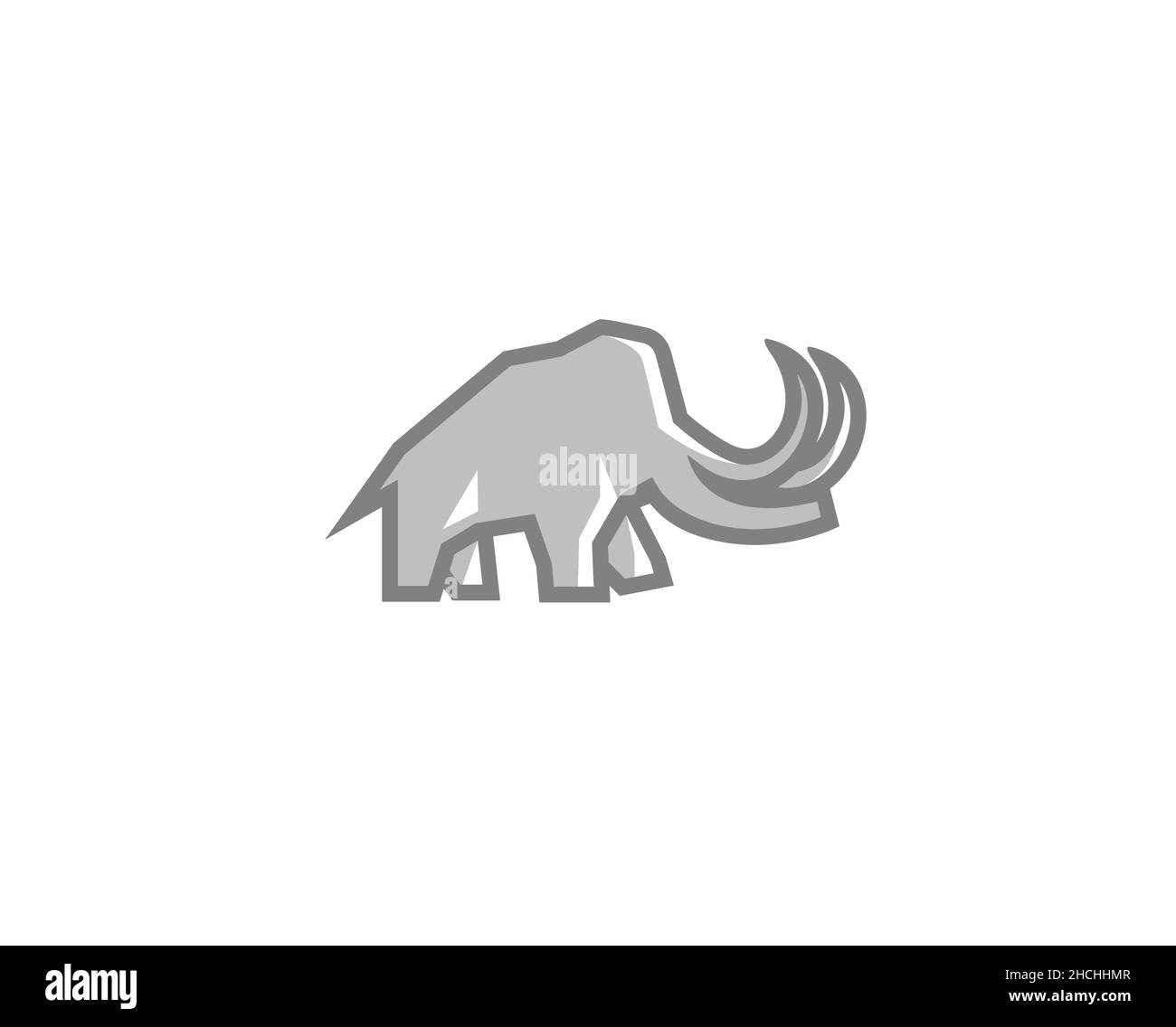 Mammoth logo Stock-Vektorgrafiken kaufen - Alamy