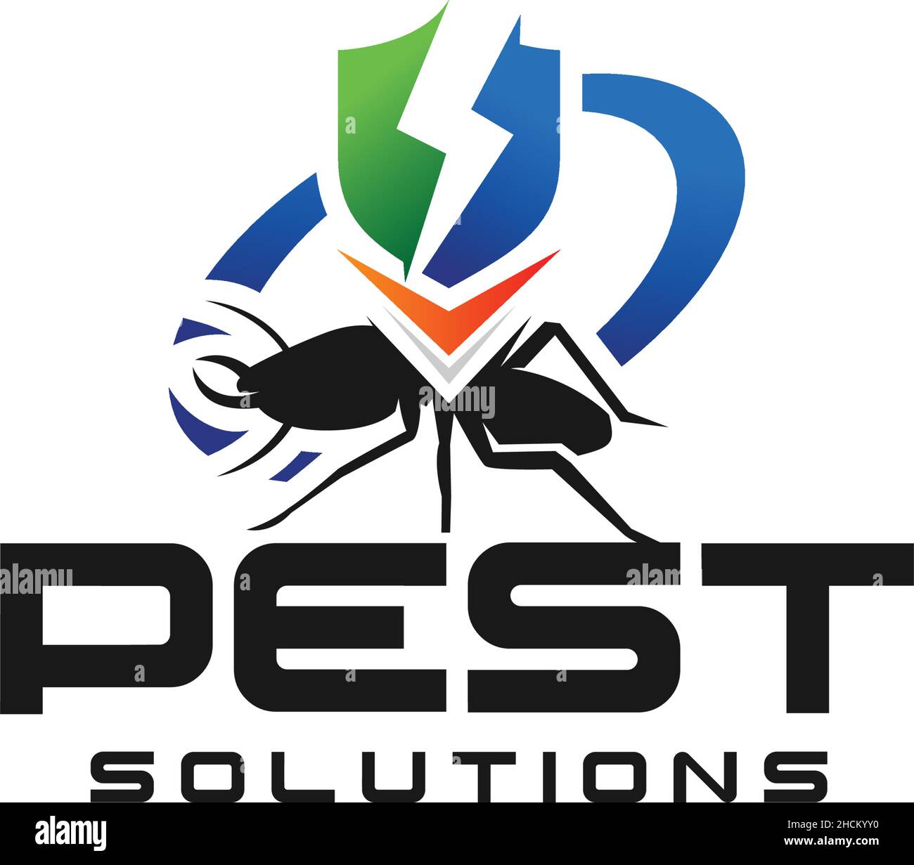 Insect logo Stock-Vektorgrafiken kaufen - Alamy