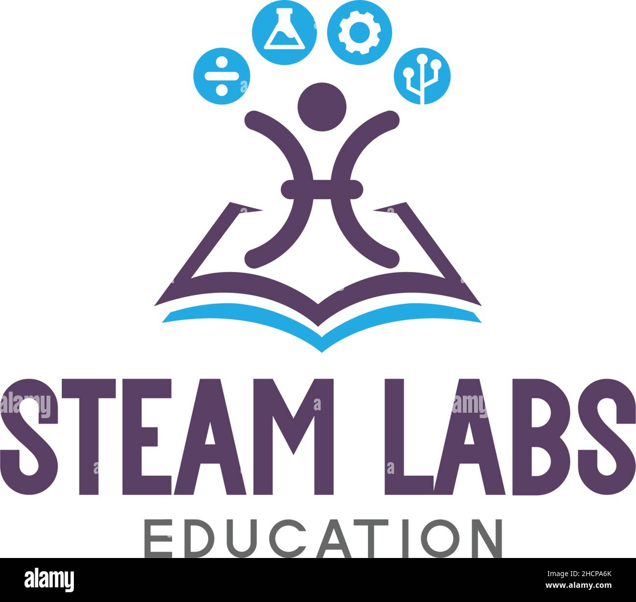 Laboratory logo Stock-Vektorgrafiken kaufen - Alamy