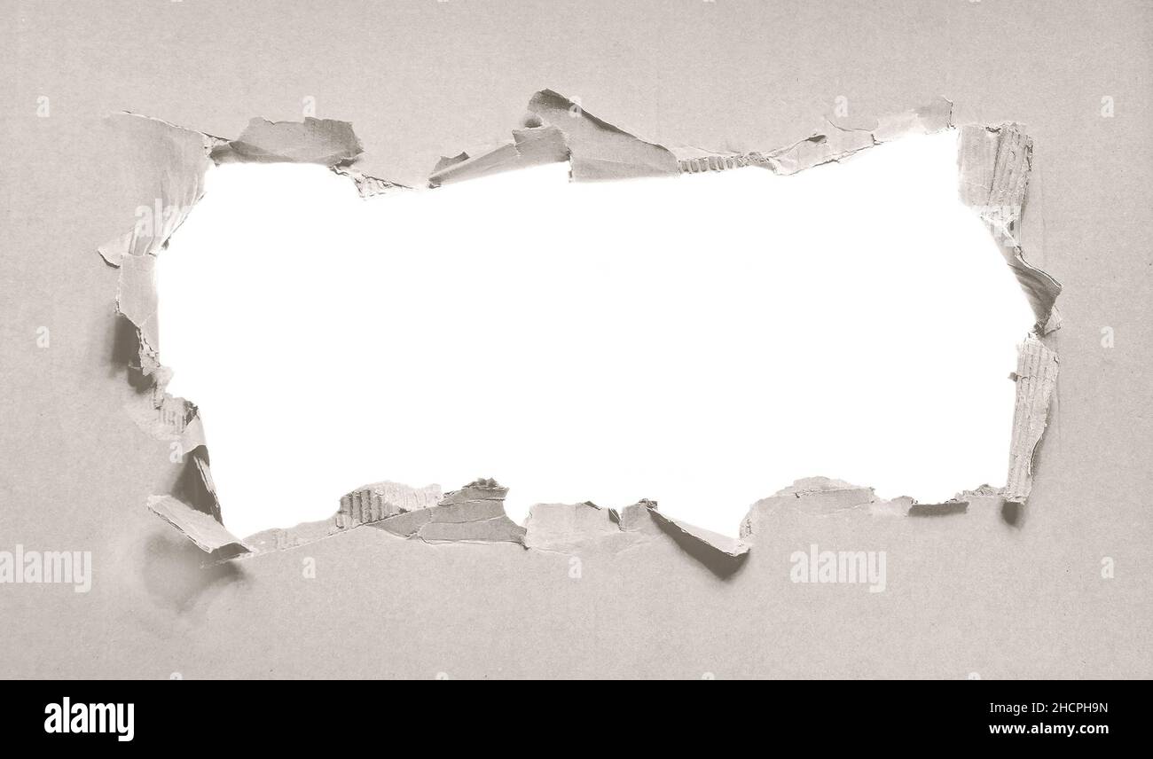 Weißer karton mit loch -Fotos und -Bildmaterial in hoher Auflösung – Alamy