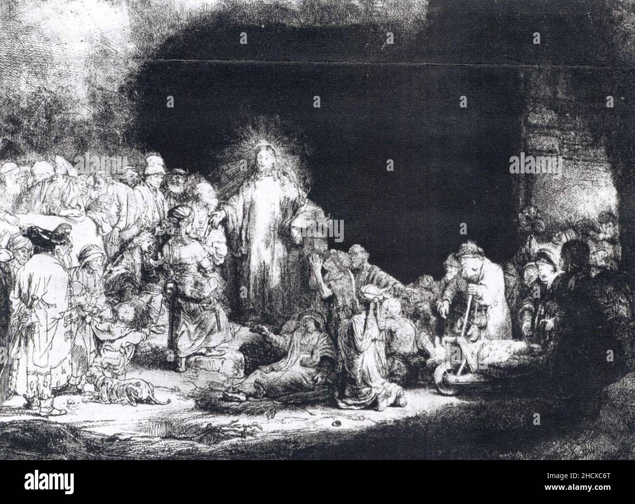 Christ healing the sick -Fotos und -Bildmaterial in hoher Auflösung – Alamy