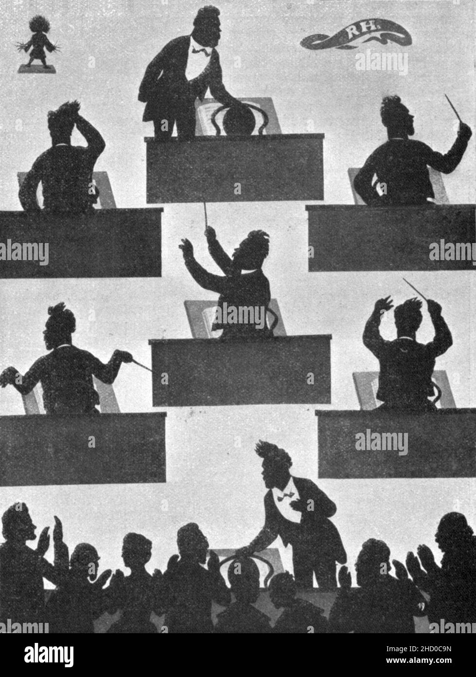 Silhouette Von Otto Bohler Stockfotos und -bilder Kaufen - Alamy