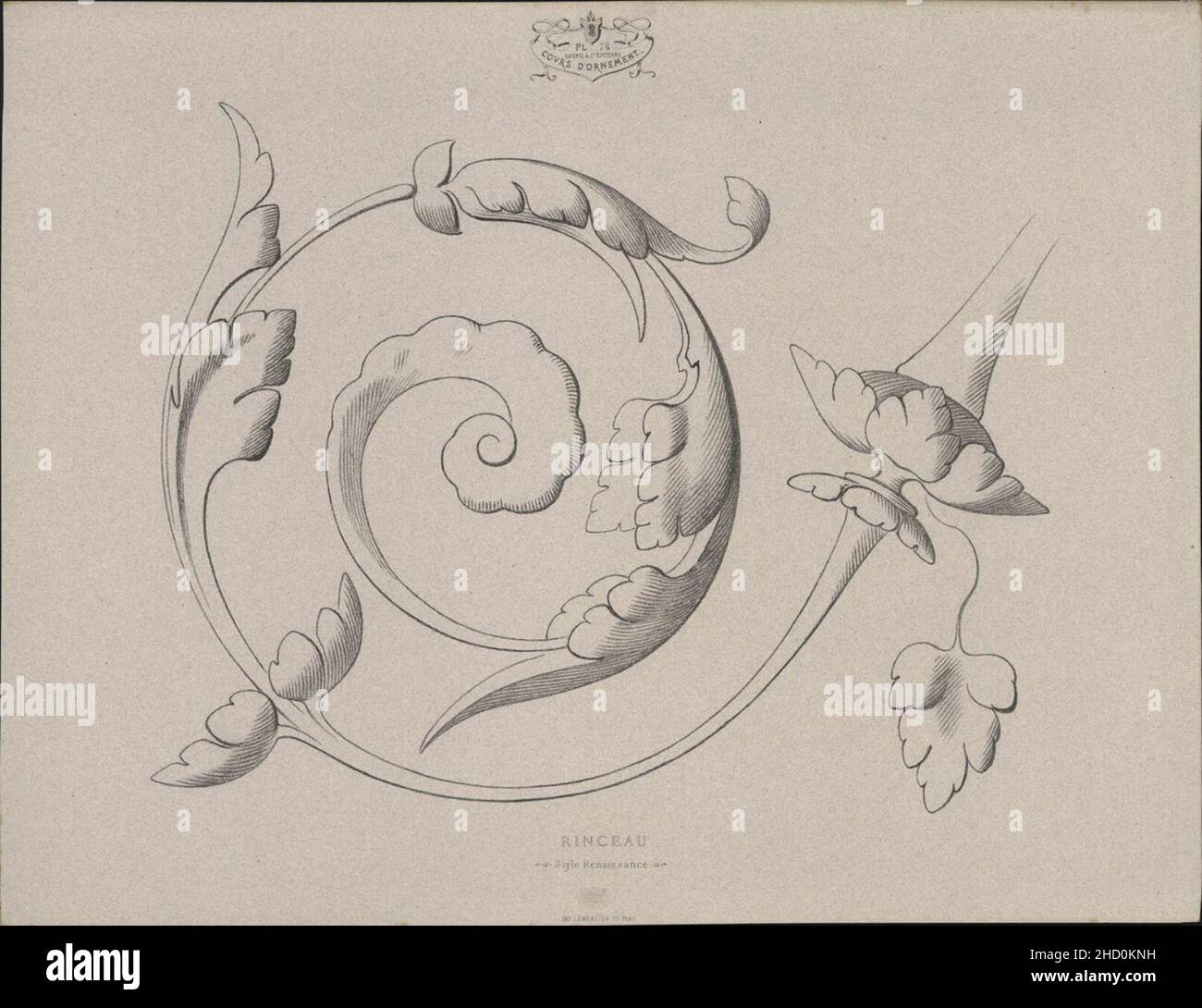 Ein rinceau -Fotos und -Bildmaterial in hoher Auflösung – Alamy