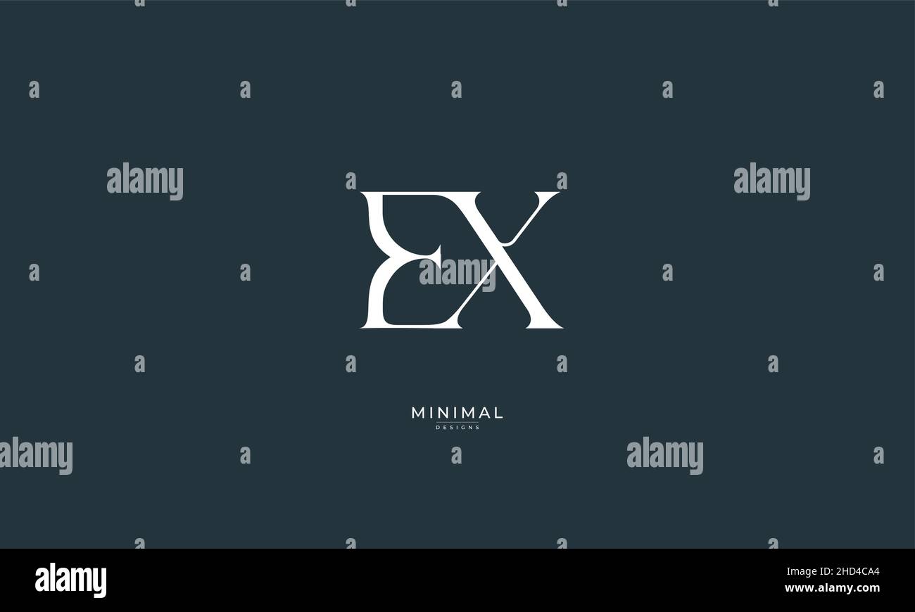 Ex initialen logo -Fotos und -Bildmaterial in hoher Auflösung – Alamy