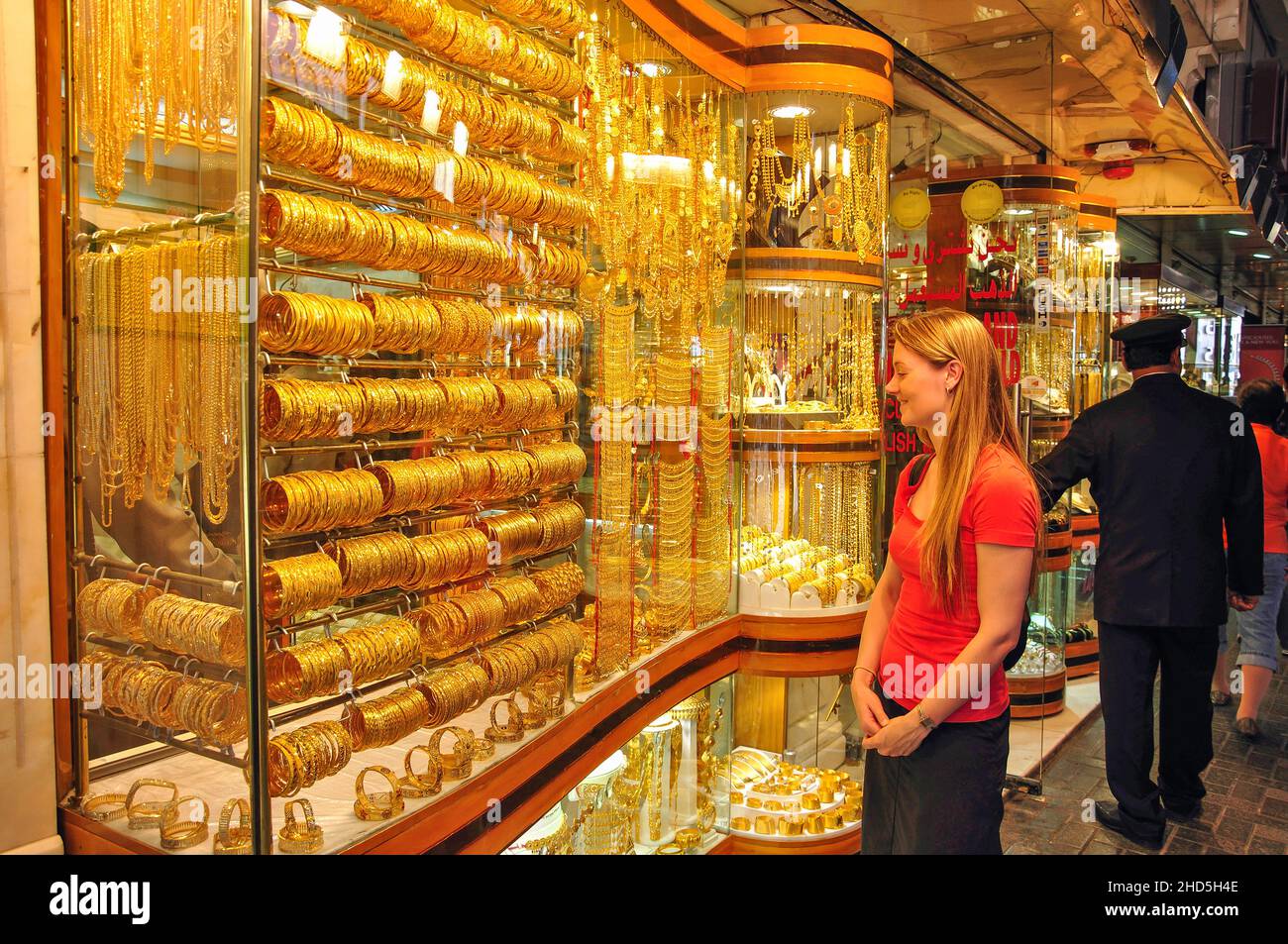 Dubai Gold Souk Gold Souks Stockfotos und -bilder Kaufen - Alamy