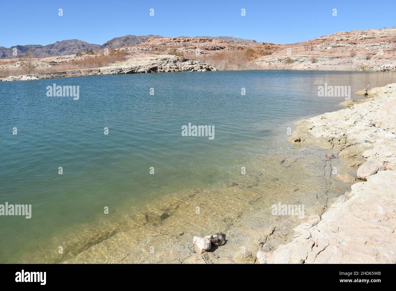 Stewarts Point im Lake Mead National Recreation Area, Nevada, USA. Lake ...
