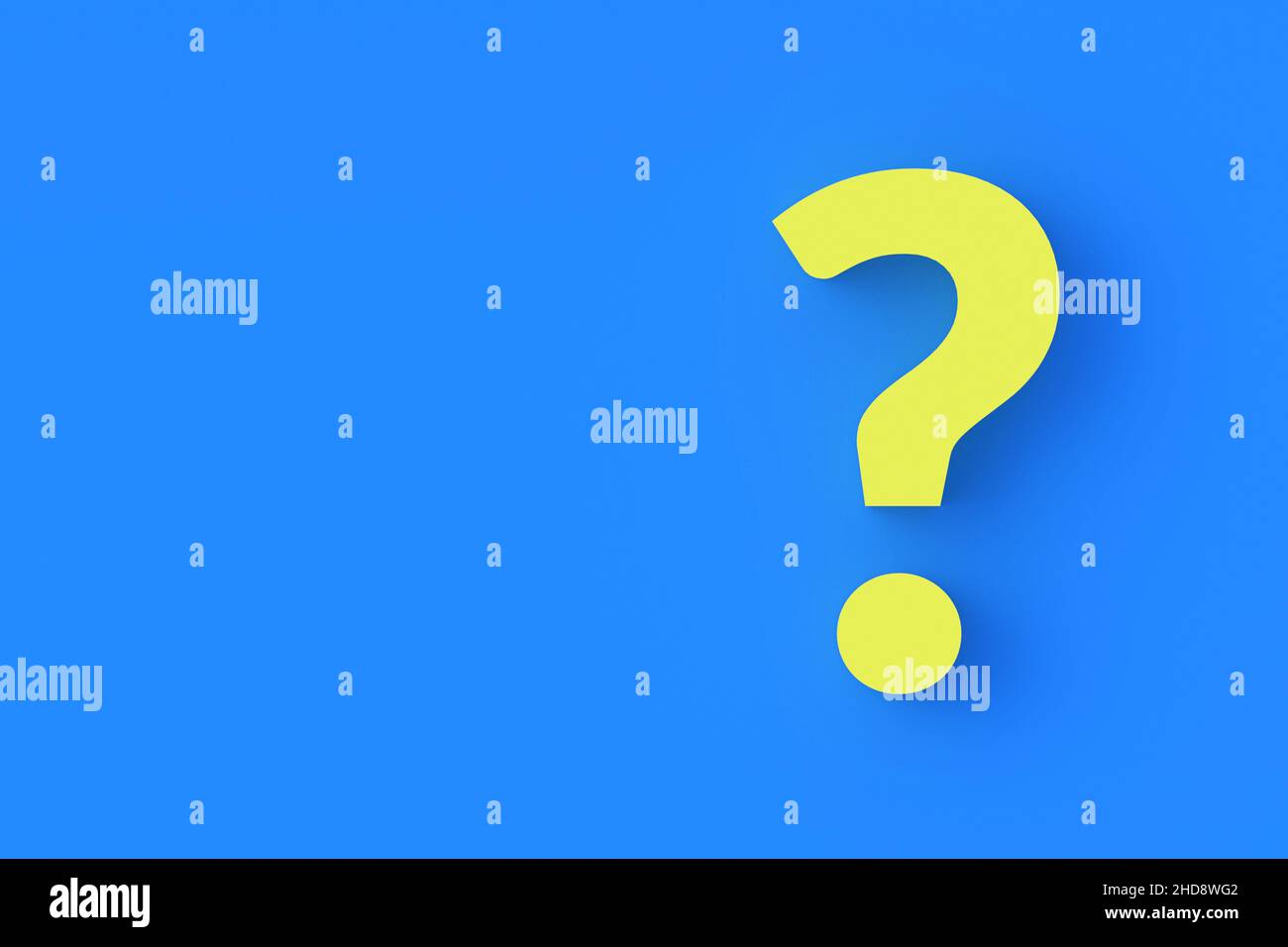 Gelbes Fragezeichen Stockfotos und -bilder Kaufen - Alamy