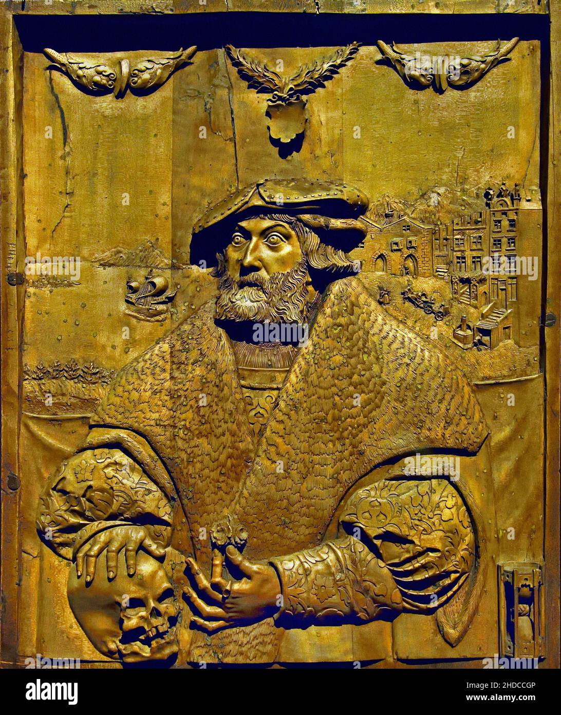 Porträt eines Händlers, vom Meister von Wolfgang Thenn - deutsche ...