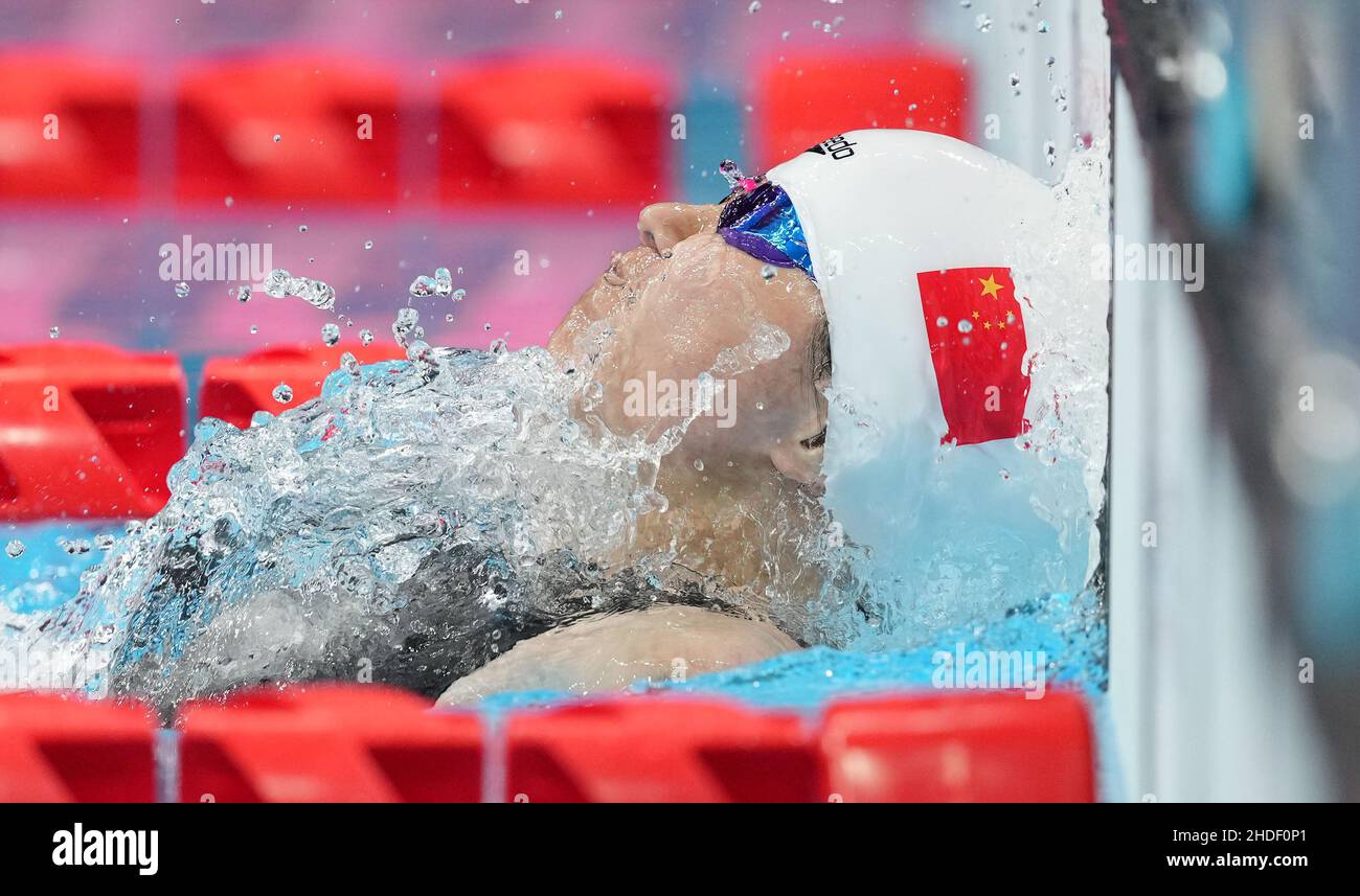 Peking, Japan. 30th August 2021. Lu Dong aus China tritt beim Finale ...