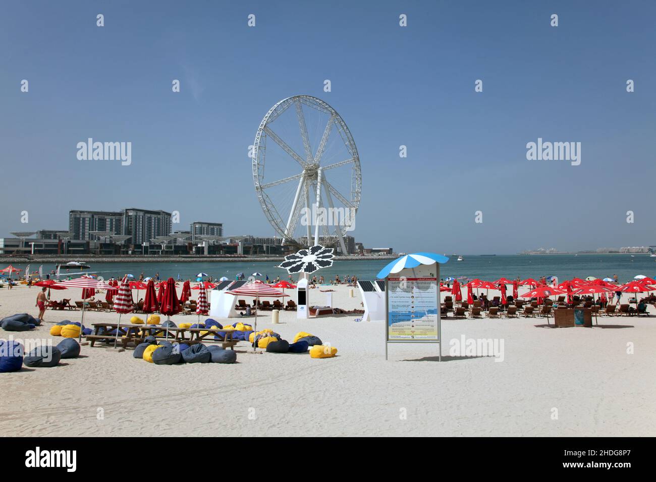 riesenrad, dubai, jumeirah Beach, Riesenräder, dubais, jumeirah Strände ...